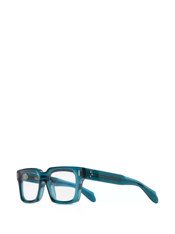 CUTLER & GROSS Square-frame Glasses - Blue