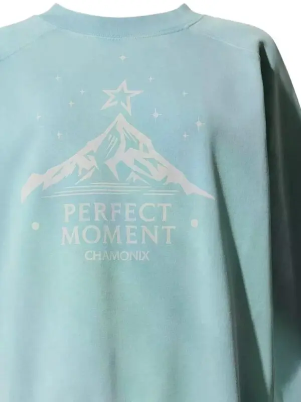 Perfect Moment Logo-lettering Sweatshirt - Blue