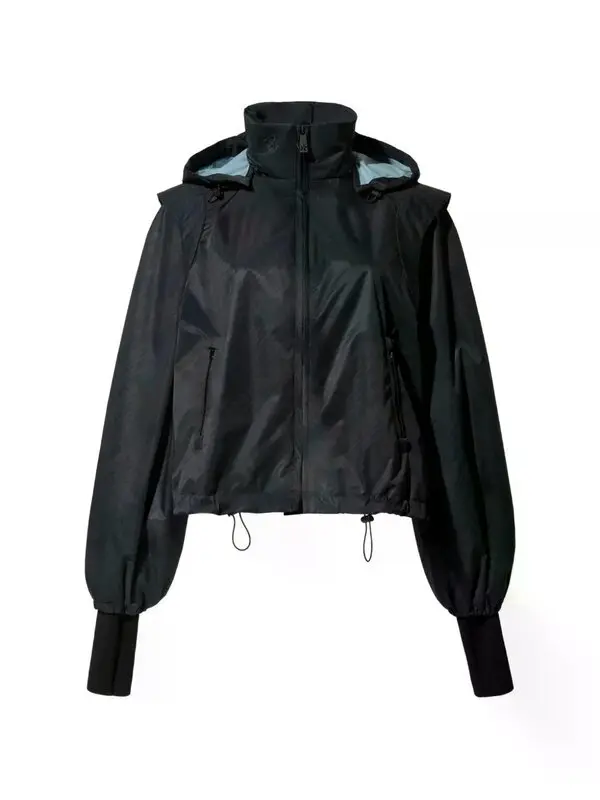 Perfect Moment Hooded Lightweight Jacket - Black