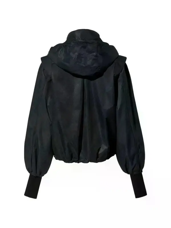 Perfect Moment Hooded Lightweight Jacket - Black