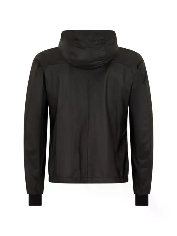 MOORER Hooded Zip-up Jacket