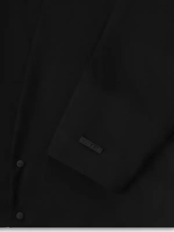 Fear Of God Wrap-front Long Sleeve Jacket - Black