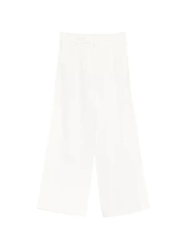 Calvin Klein Wide-leg Trousers - Neutrals