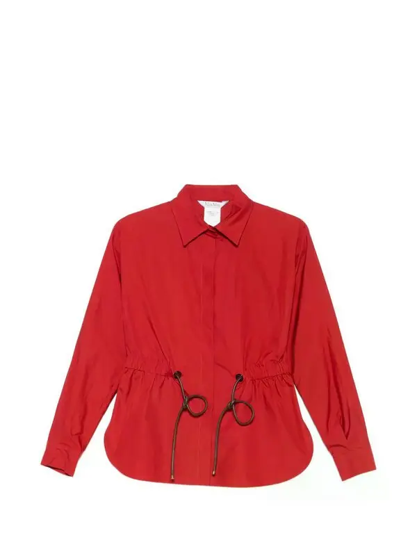 Max Mara Drawstring Collar Shirt