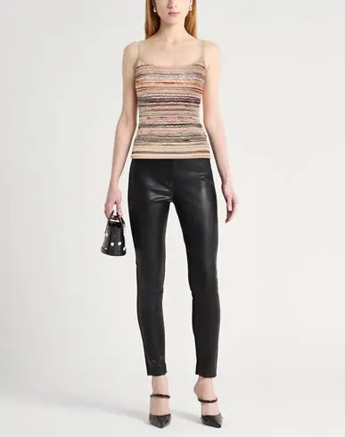 Missoni Intarsia-knit Metallic Top - Orange