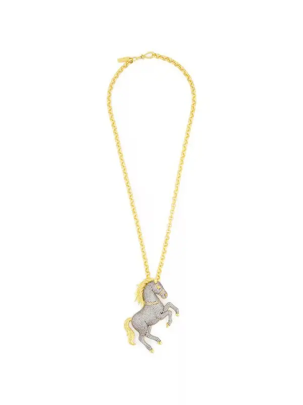 Begum Khan The Ottoman Horse Necklace - Gold