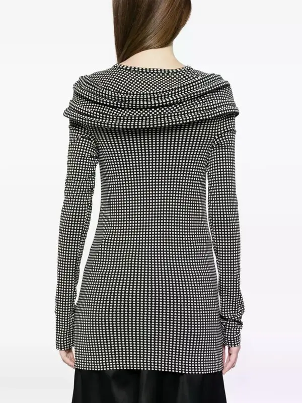 Junya Watanabe Ruffled Polka Dot Top
