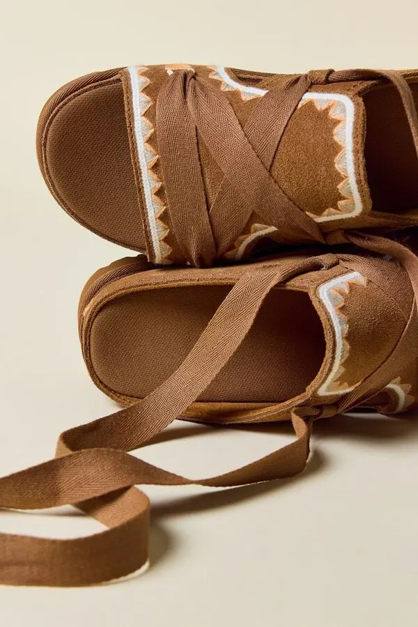 UGG Goldenstar Hi Artistitch Sandal - Chestnut Multi