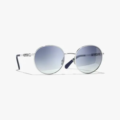 Chanel Pantos Sunglasses - Silver