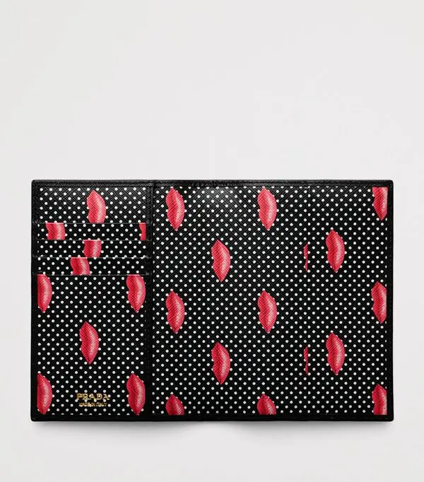 Prada Saffiano Leather Passport Holder