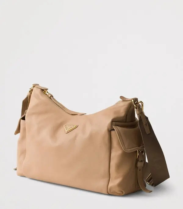 Prada Large Nappa Leather Explore Shoulder Bag