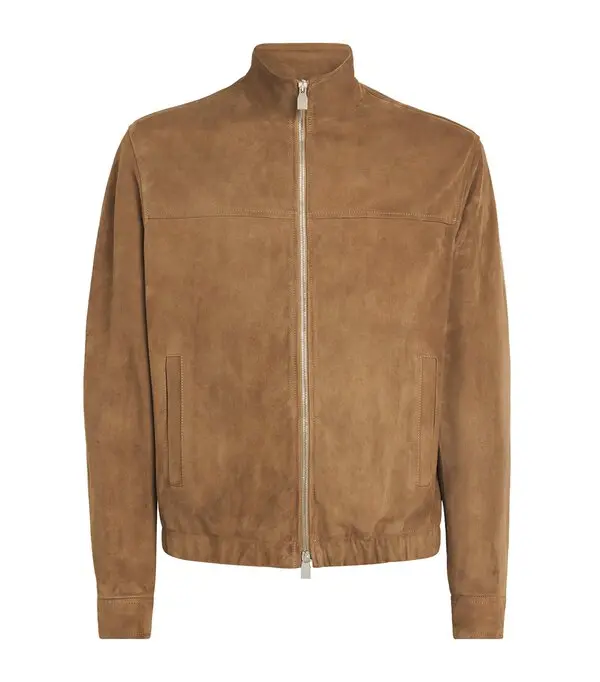 Jacob Cohen Suede Zip-up Jacket