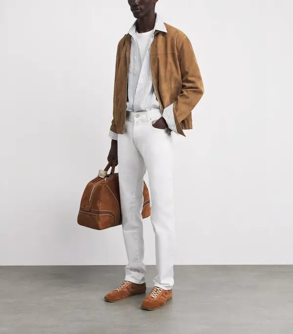 Jacob Cohen Suede Zip-up Jacket