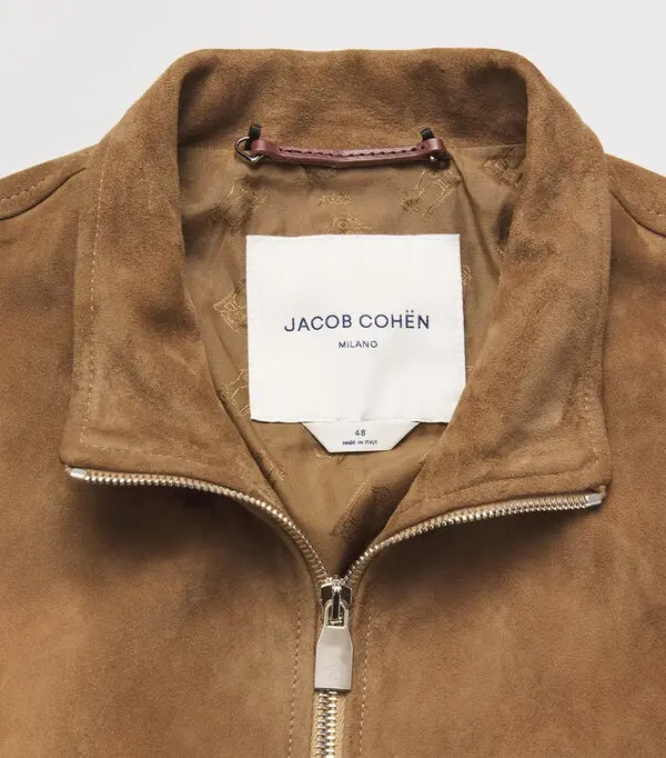 Jacob Cohen Suede Zip-up Jacket