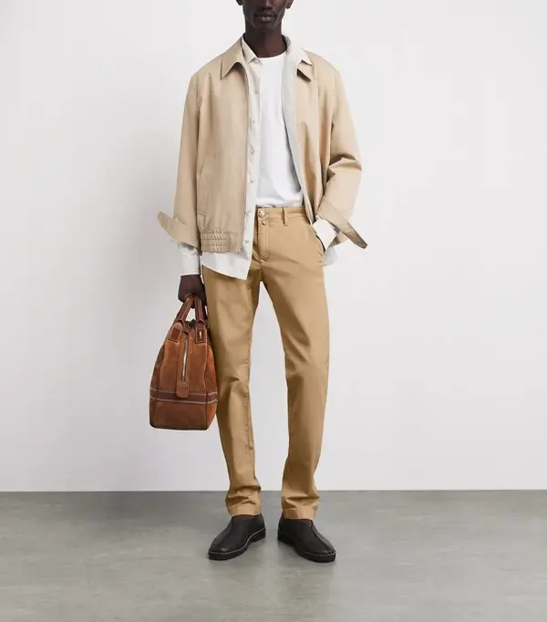 Jacob Cohen Stretch-cotton Bobby Slim Chinos