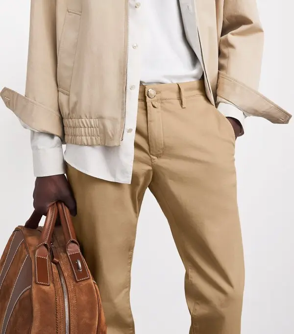 Jacob Cohen Stretch-cotton Bobby Slim Chinos