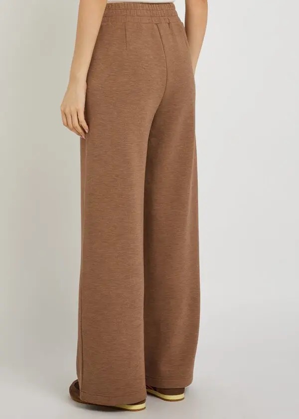 Varley Stretch-jersey Wide Leg Sweatpants - Brown