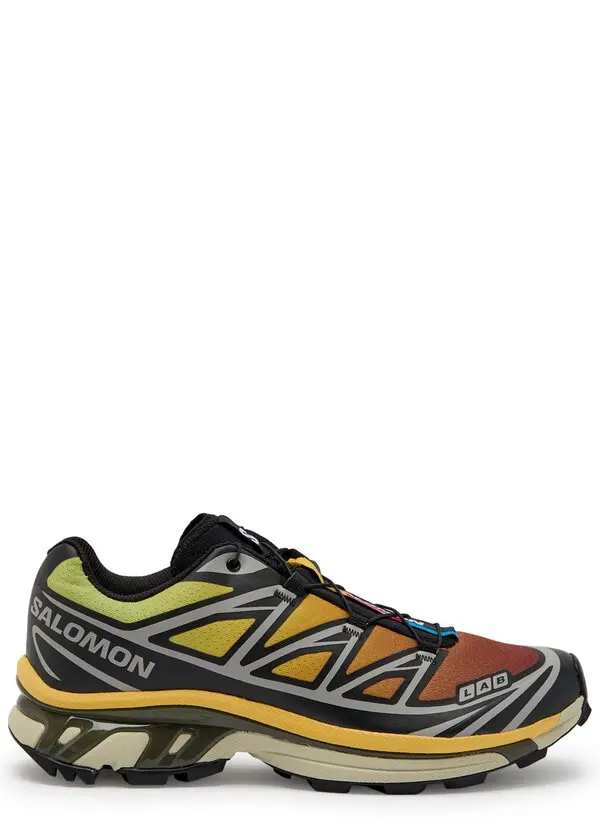 SALOMON Xt-6 Panelled Dégradé Sneakers - Green