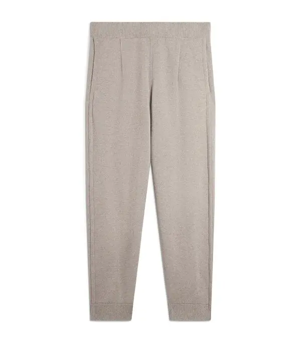 Dunhill Cotton-cashmere Athluxury Sweatpants - Neutral