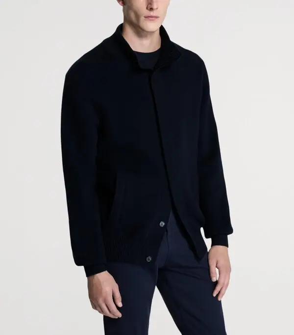 Dunhill Cotton-cashmere Bomber Jacket