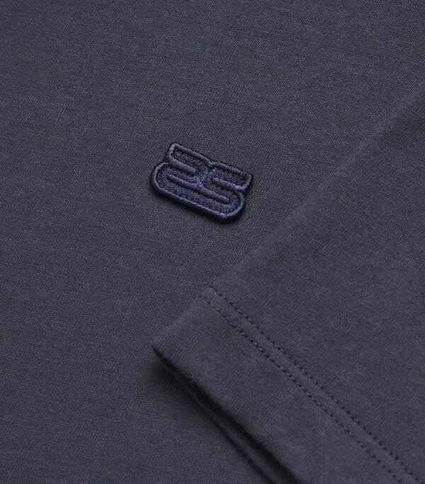 Sandro Cotton Logo T-shirt - Blue