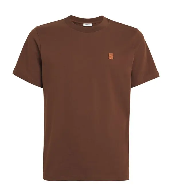 Sandro Cotton Logo-patch T-shirt