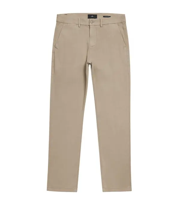 7 For All Mankind Performance Sateen Chinos - Beige