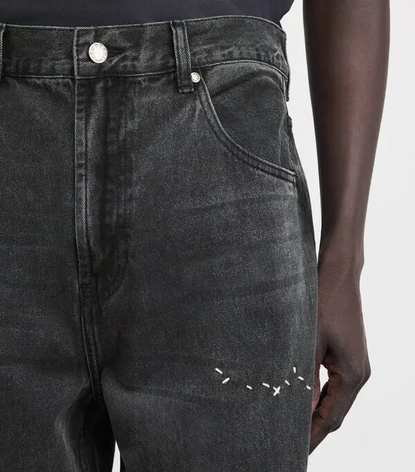 DOMREBEL Jerk Bootcut Jeans - Black