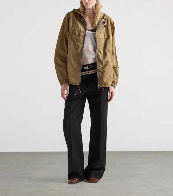 Prada Re-nylon Hooded Raincoat