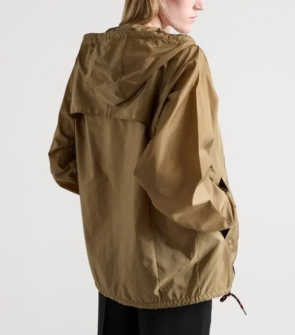 Prada Re-nylon Hooded Raincoat