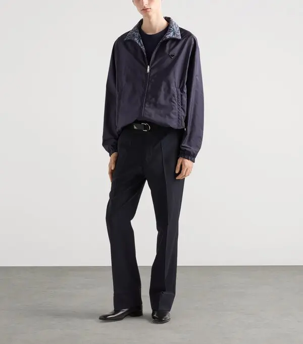 Prada Re-nylon Reversible Bomber Jacket