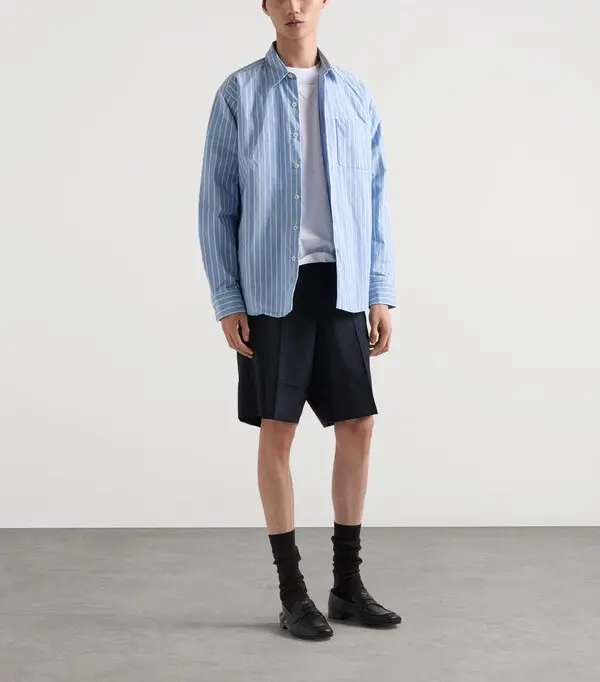 Prada Re-nylon Stripe Shirt