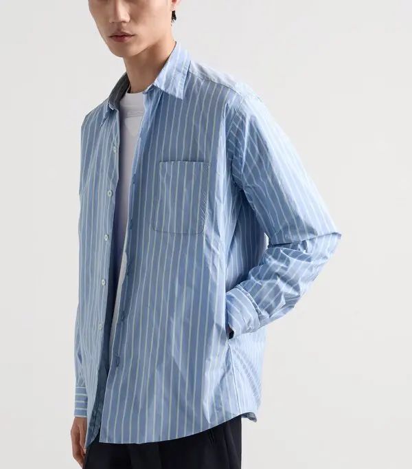 Prada Re-nylon Stripe Shirt