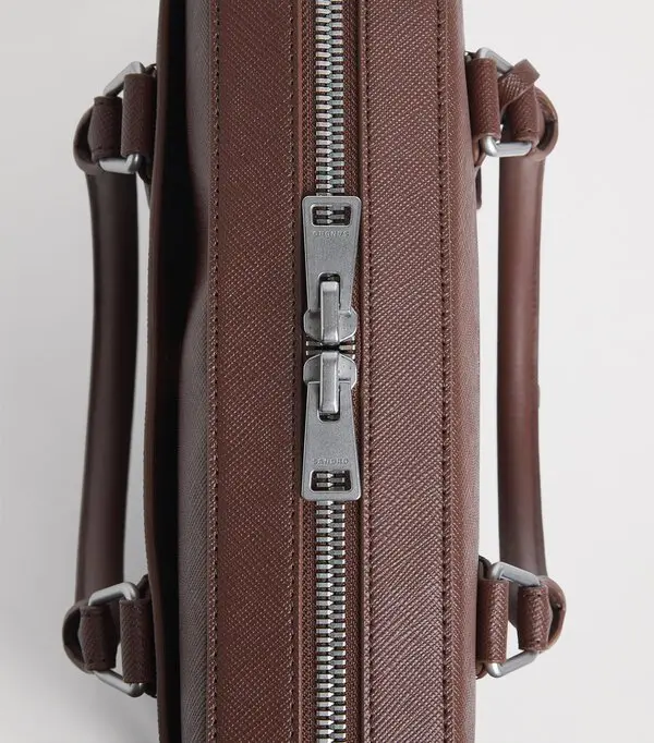 Sandro Leather Slim Briefcase