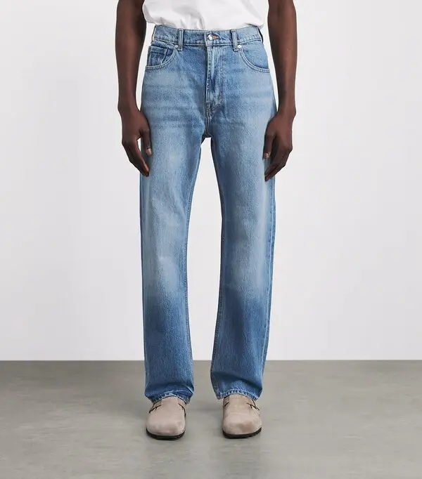 7 For All Mankind Easy Straight Jeans - Blue