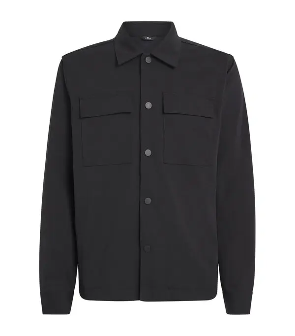 7 For All Mankind Cotton-blend Luxe Performance Overshirt