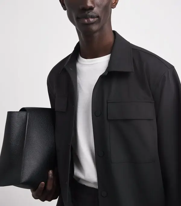 7 For All Mankind Cotton-blend Luxe Performance Overshirt