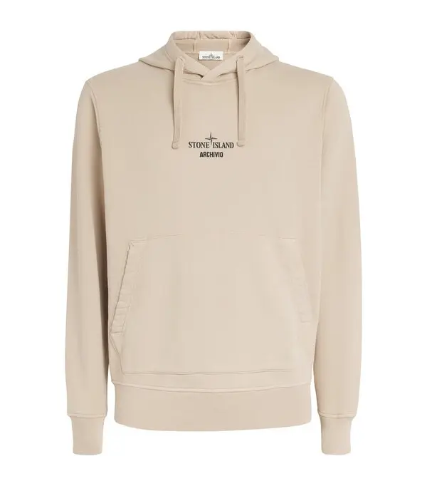 Stone Island Cotton Archivo Print Hoodie