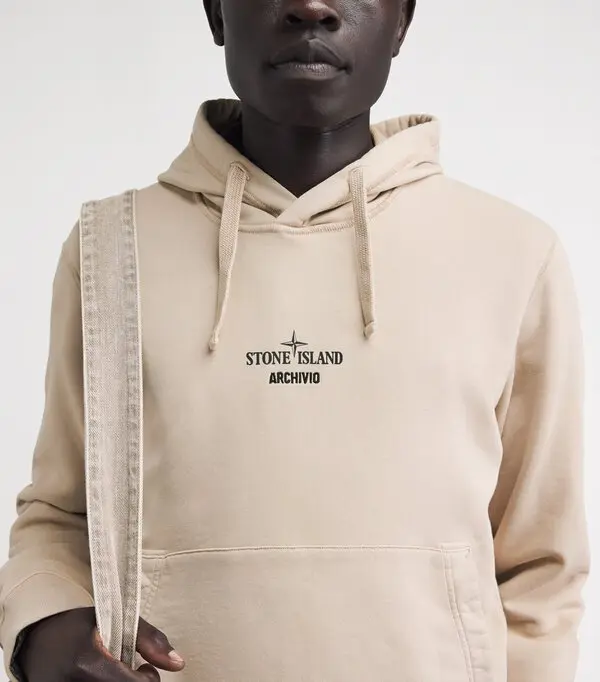 Stone Island Cotton Archivo Print Hoodie