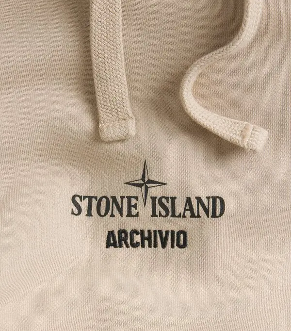 Stone Island Cotton Archivo Print Hoodie