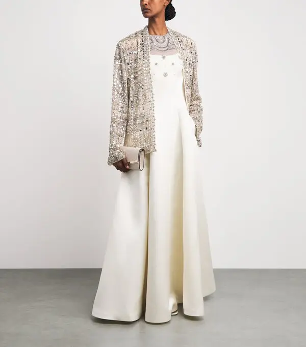Zuhair Murad Embroidered Sequinned Jacket