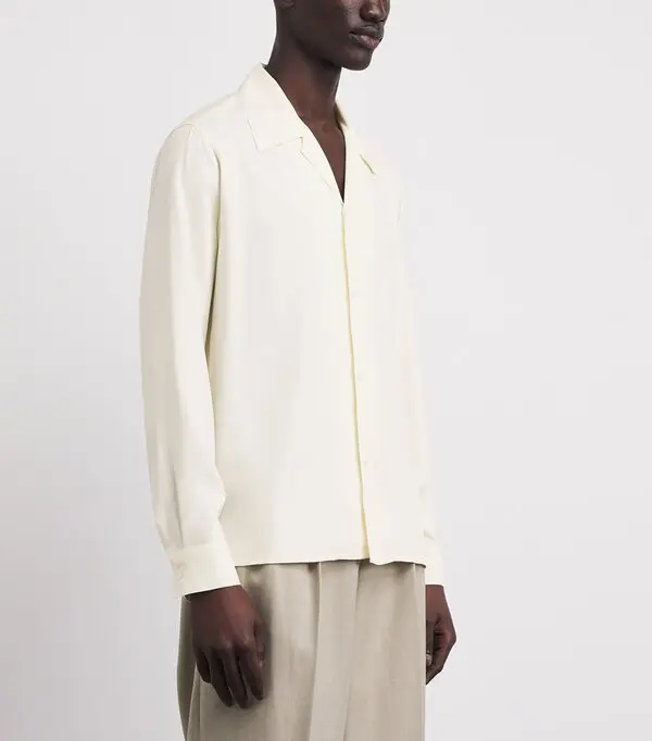 Sandro Notched-collar Shirt - Beige