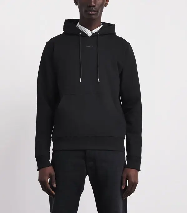 Sandro Cotton Logo Hoodie - Black