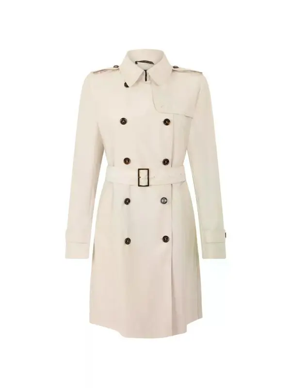 MOORER Belted Double-breasted Trench