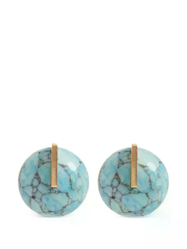 Cult Gaia Una Round-shape Clip-on Earrings - Gold