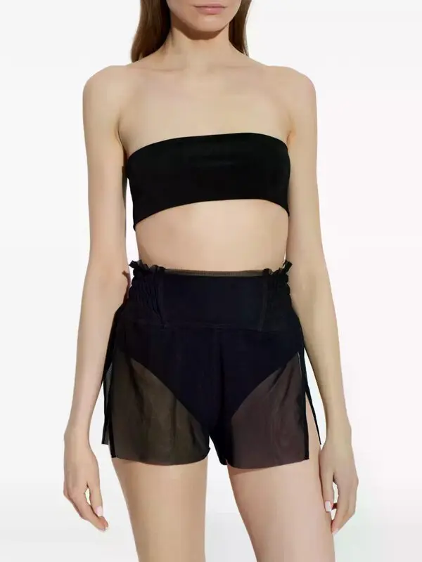 Rick Owens Cropped Ribbed Top