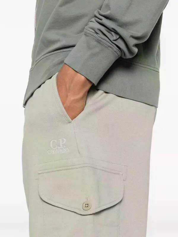 C.P. COMPANY Cargo Pocket Shorts - Grey