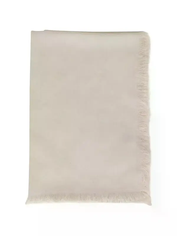 Max Mara Fringed Scarf - Neutrals