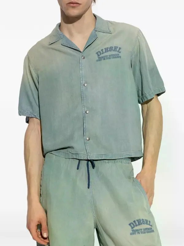 DIESEL® Short-sleeve Shirt - Blue