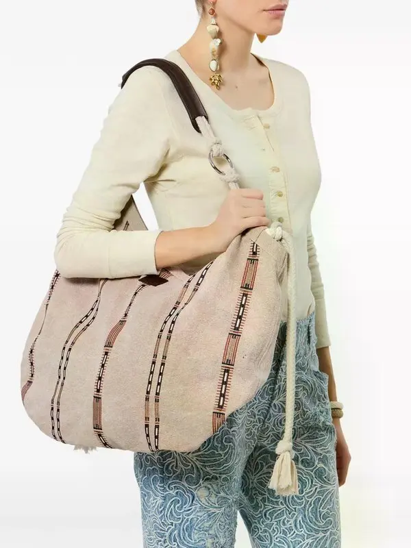 Isabel Marant Étoile Byron Cotton Tote Bag - Neutrals